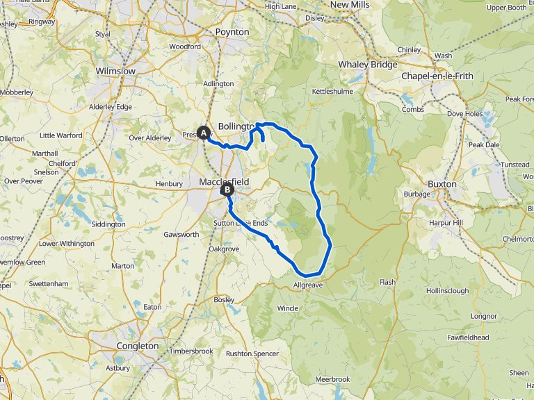 Etappe 4: Prestbury nach Macclesfield – Cheshire Cycleway | Fahrradtour ...